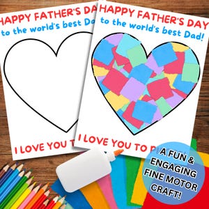 Fathers Day Crafts, Fathers Day Activity, Preschool Kindergarten ...