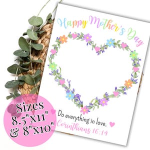 Mothers Day Handprint Art Craft, Mother's Day Craft, Mom Handprint ...