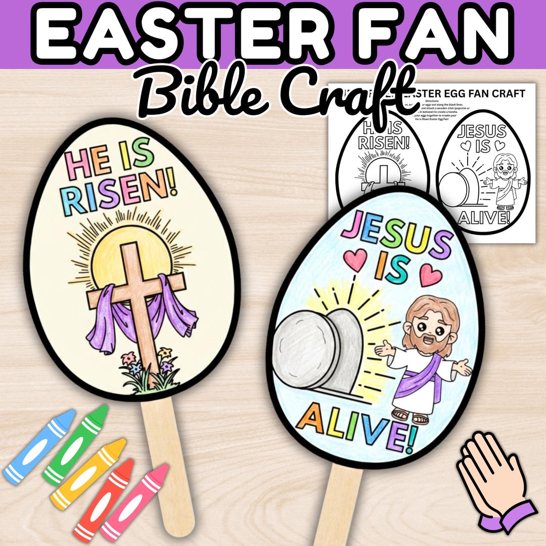Easter Crafts for Kids Sunday School Activity Preschool Kindergarten ...