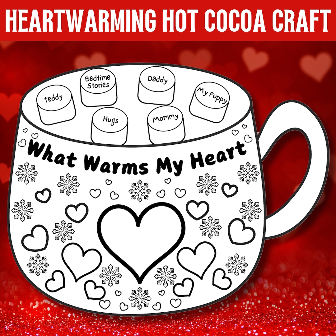 Printable Crafts for Kids, Hot Cocoa Craft, Classroom Crafts ...