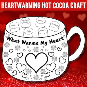 Printable Crafts for Kids, Hot Cocoa Craft, Classroom Crafts ...
