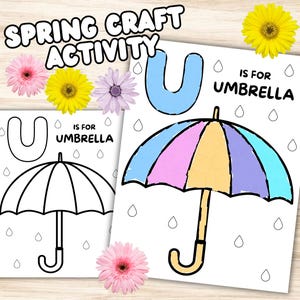 Spring Craft for Kids, Spring Activity Daycare Preschool Kindergarten ...