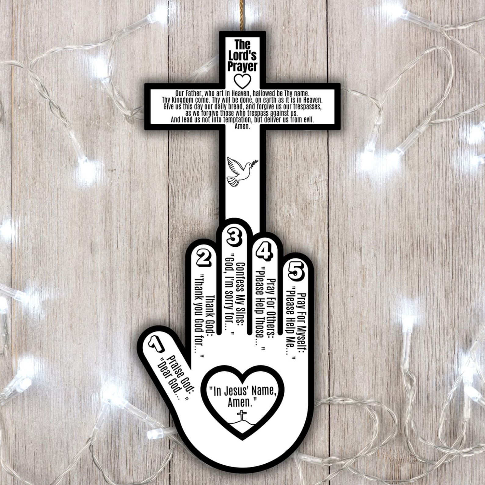 Kids Sunday School Craft, Bible Lesson Printables, Learn to Pray Mobile ...