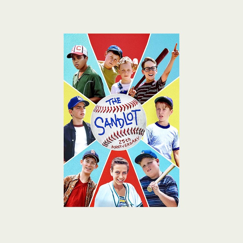 The Sandlot (1993) Poster Movie Poster Wall Art Room Decor Personalized ...