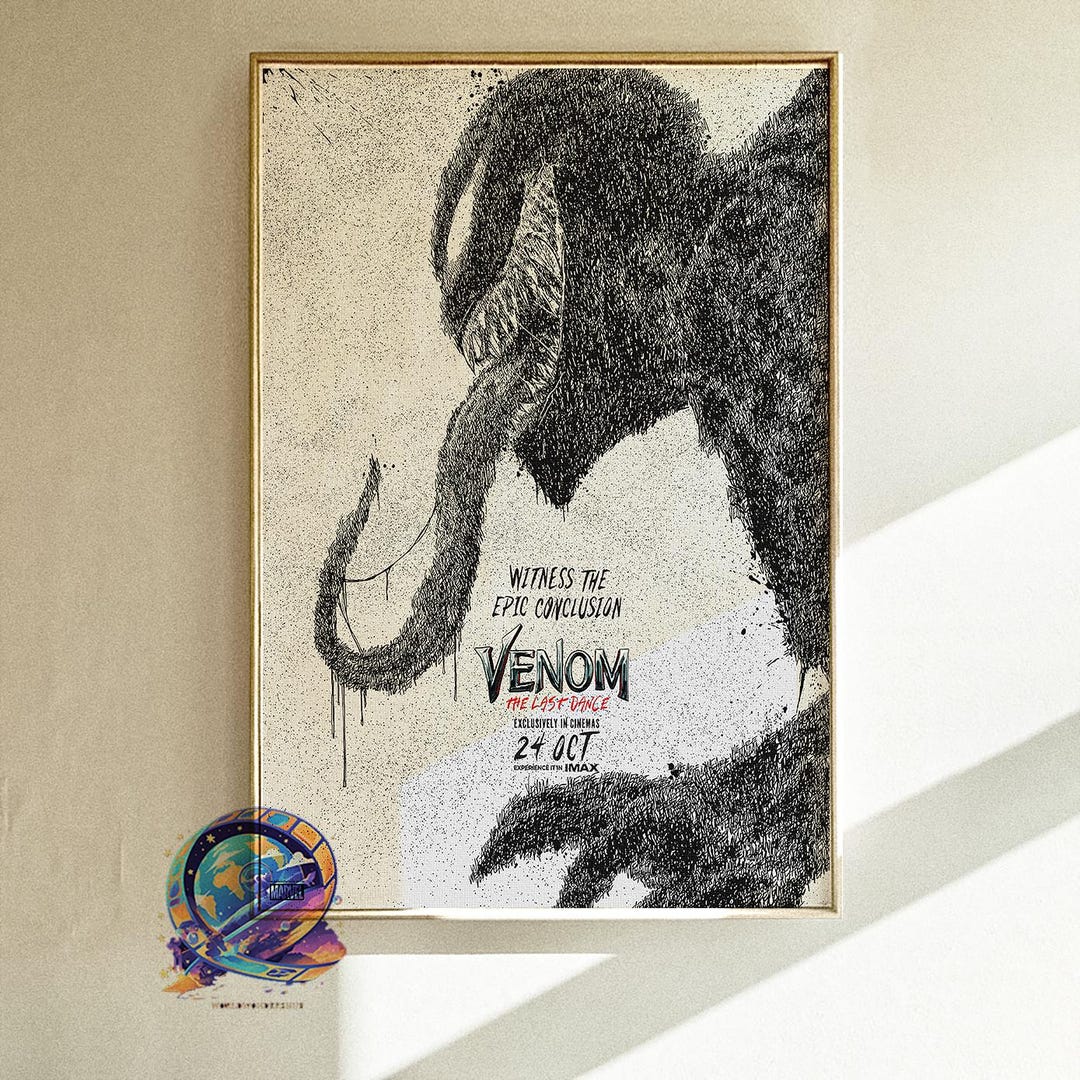Venom Poster Minimalist Poster Home Decor Wall Art Movie Poster Vintage ...