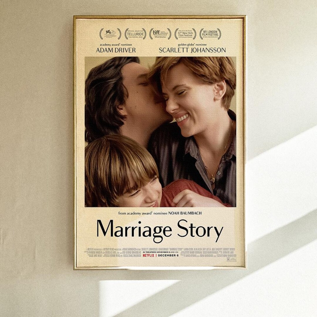 Marriage Story Poster Minimalist Poster Home Decor Wall Art Movie ...
