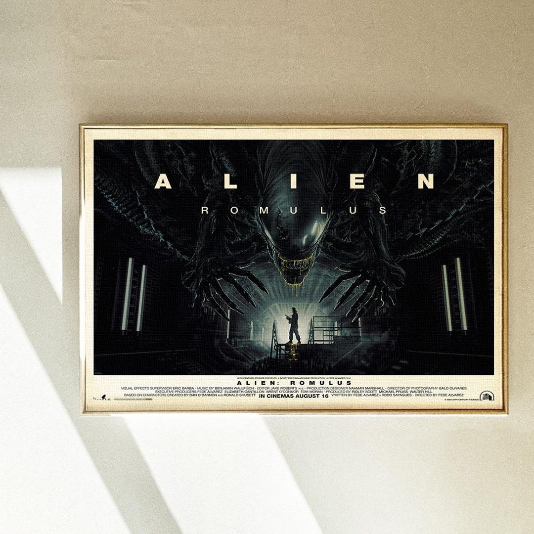 Alien Romulus Movie Poster Movie Poster Wall Art Room Decor ...
