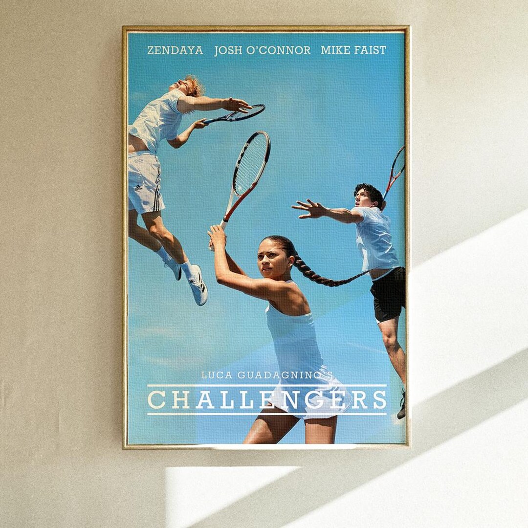 CHALLENGERS Poster Minimalist Poster Home Decor Wall Art Movie Poster ...