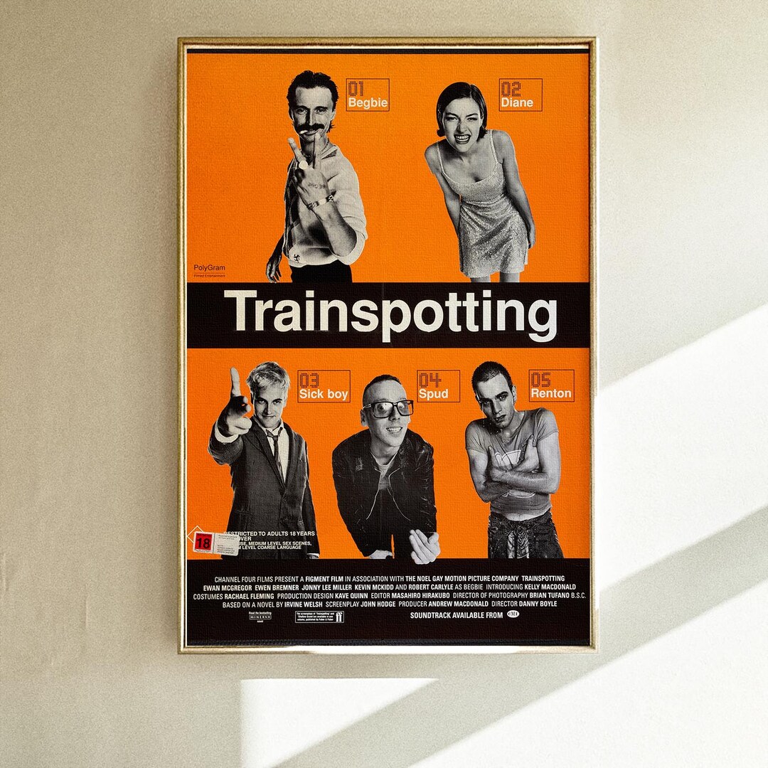 Trainspotting (1996) Poster | Movie Poster | Home Decor | Wall Art ...