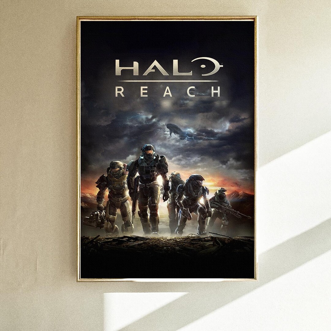 Halo Reach Poster | Movie Poster | Home Decor | Wall Art | Minimalist ...