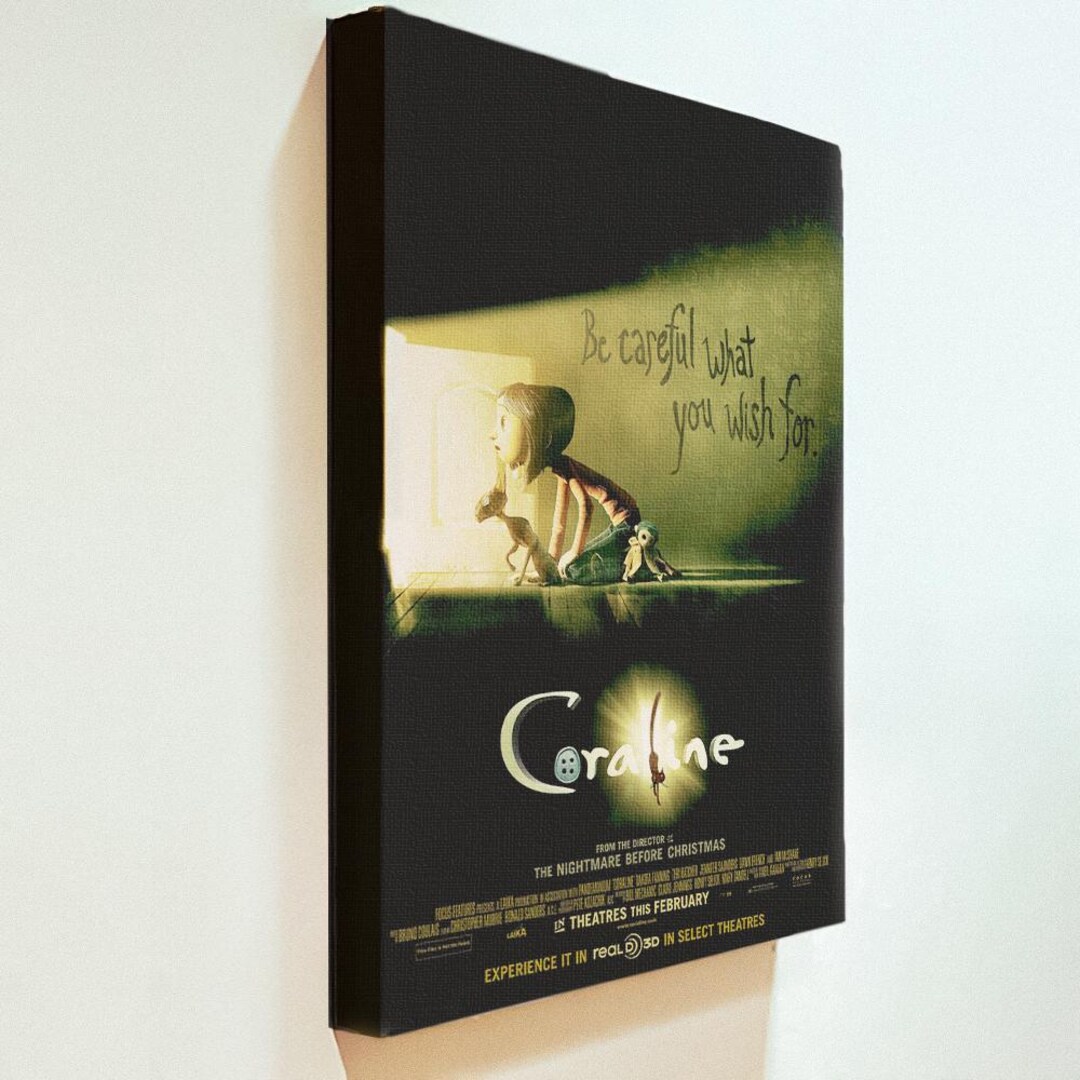 Coraline Poster | Minimalist Poster | Home Decor | Wall Art | Movie ...
