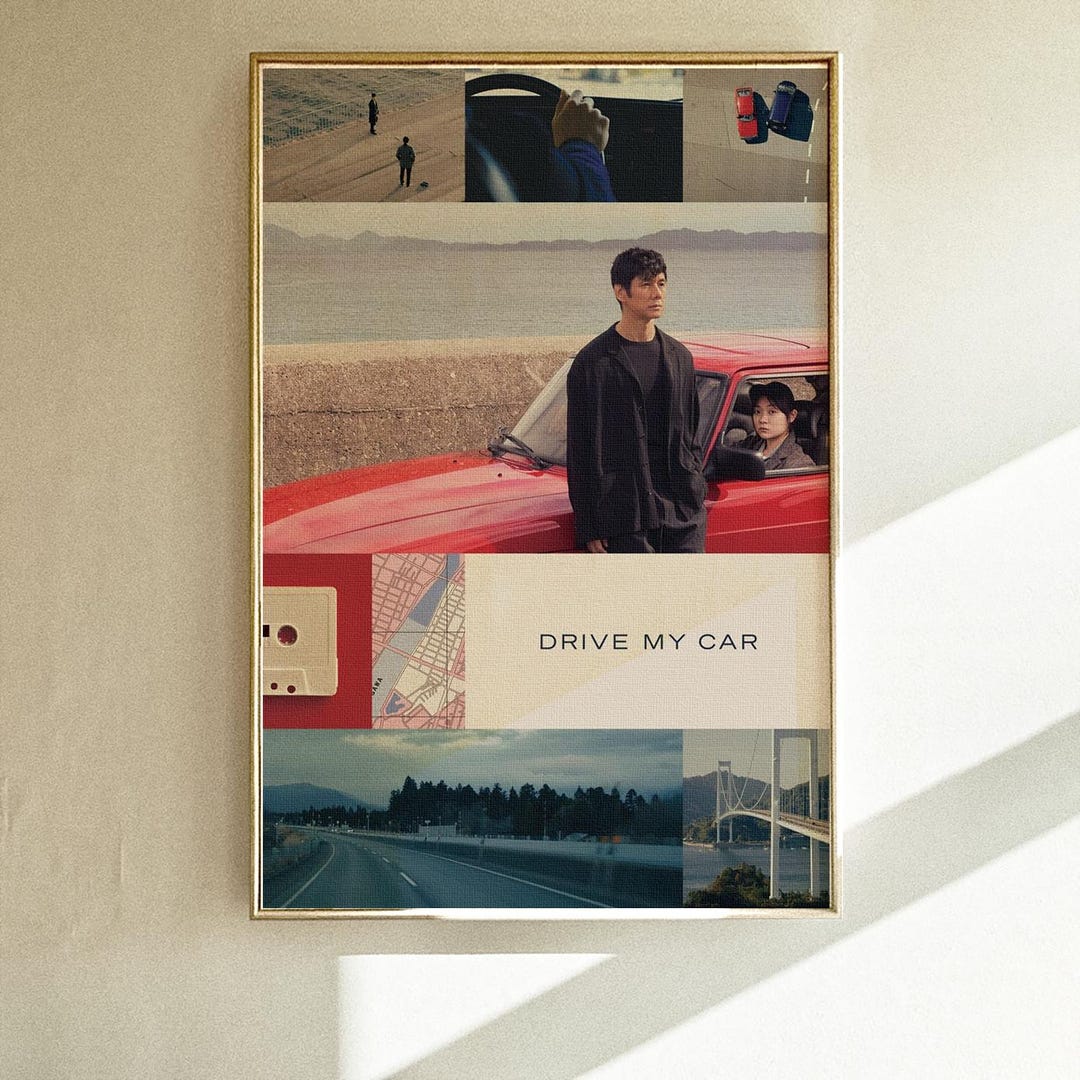 Drive My Car (2021) Poster Movie Poster Wall Art Room Decor ...