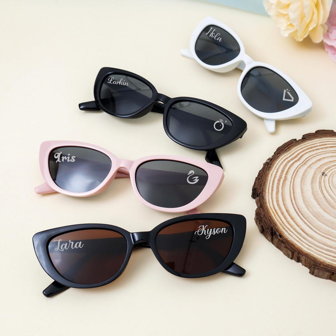 Custom Cat-eye Sunglasses, Party Sunglasses, Engraved Wedding ...