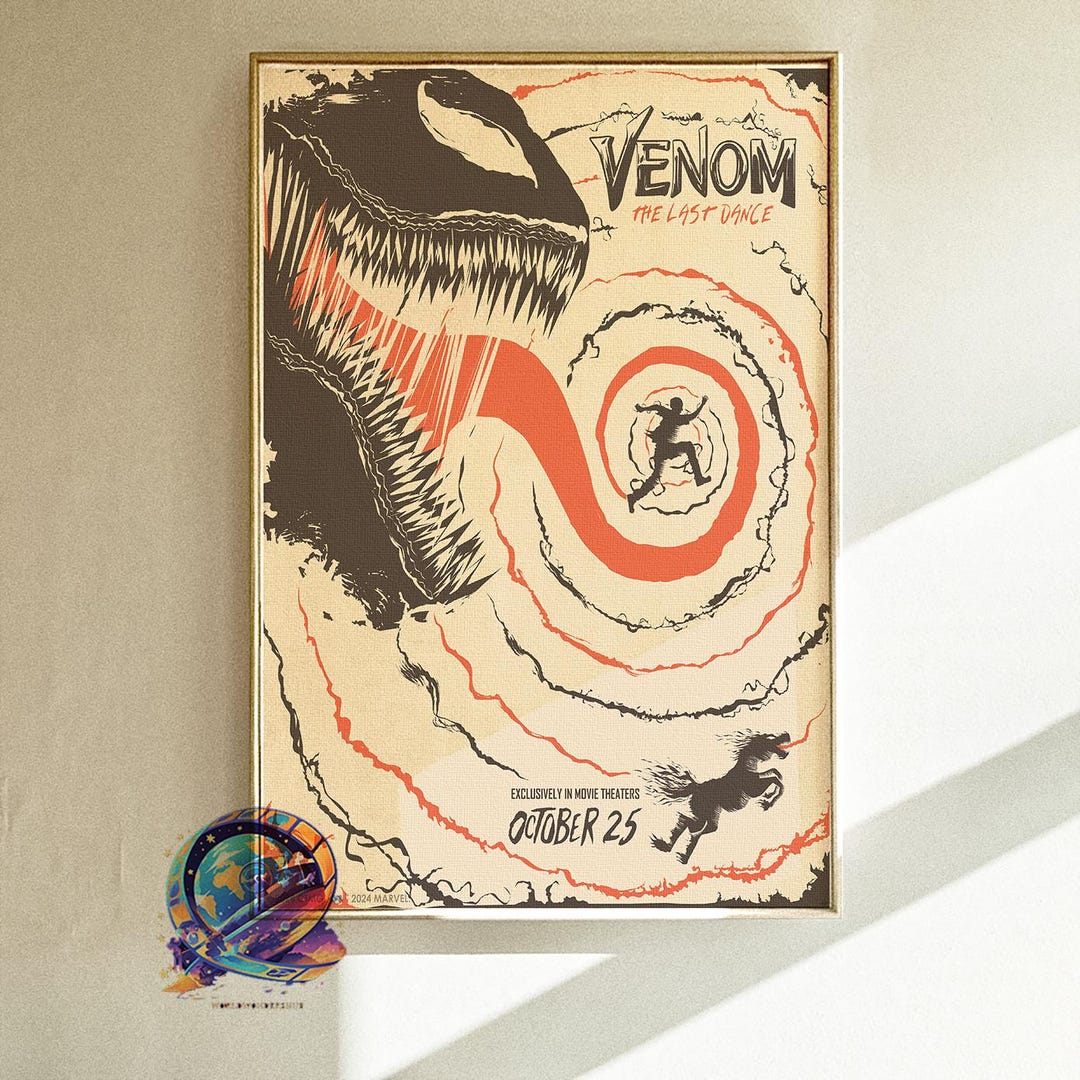 Venom Poster Movie Poster Wall Art Room Decor Personalized Gift Film ...