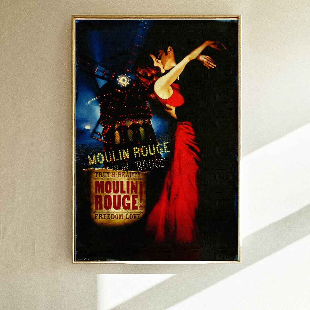 Moulin Rouge! (2001) Poster Movie Poster Wall Art Room Decor ...