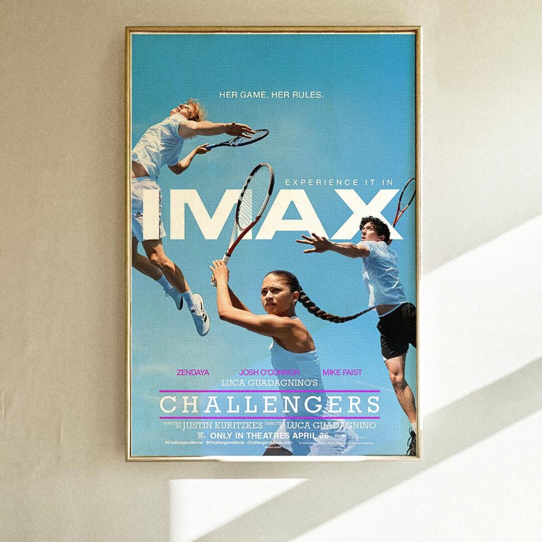 CHALLENGERS Poster Minimalist Poster Home Decor Wall Art Movie Poster ...