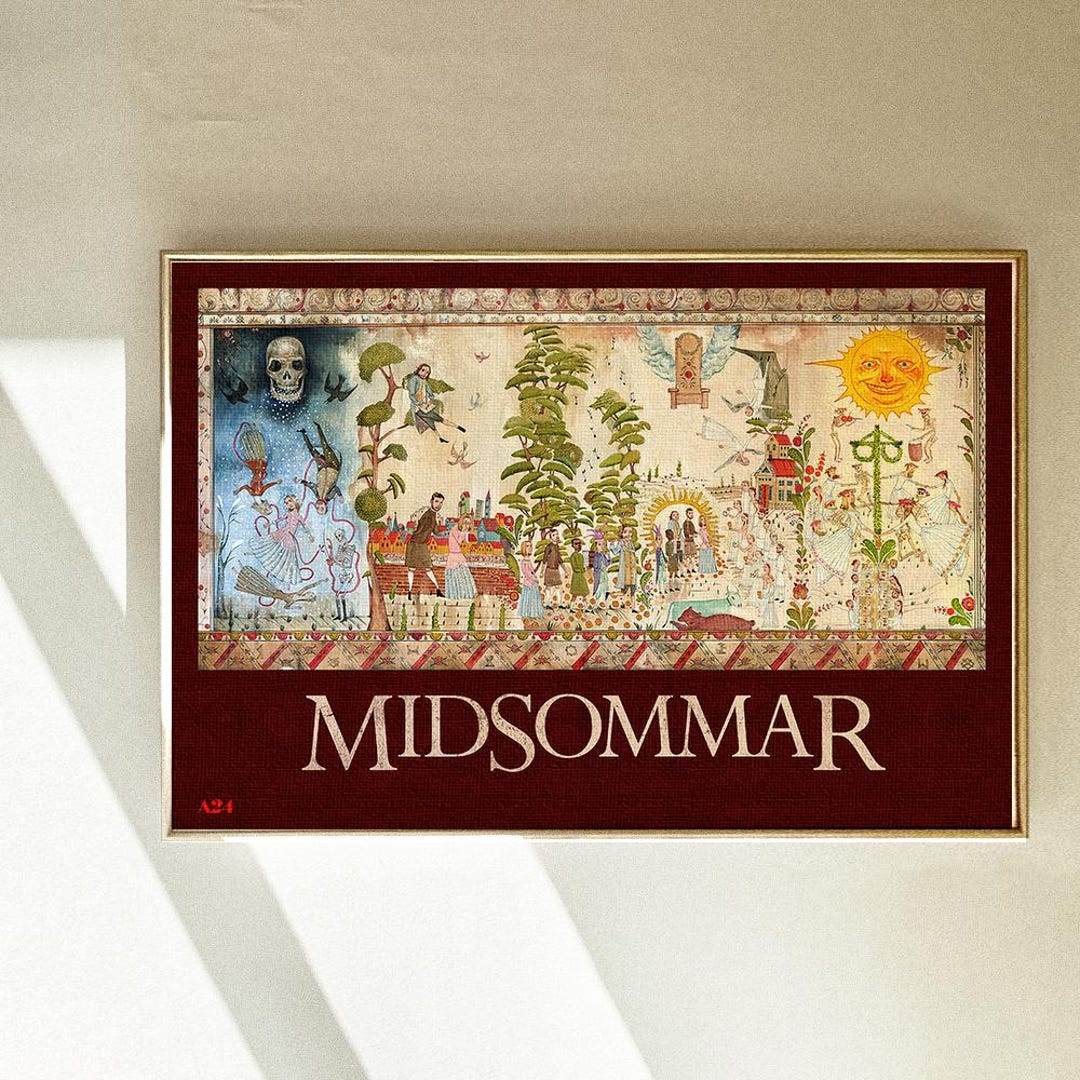 Midsommar Poster Movie Poster Wall Art Room Decor Personalized Gift ...