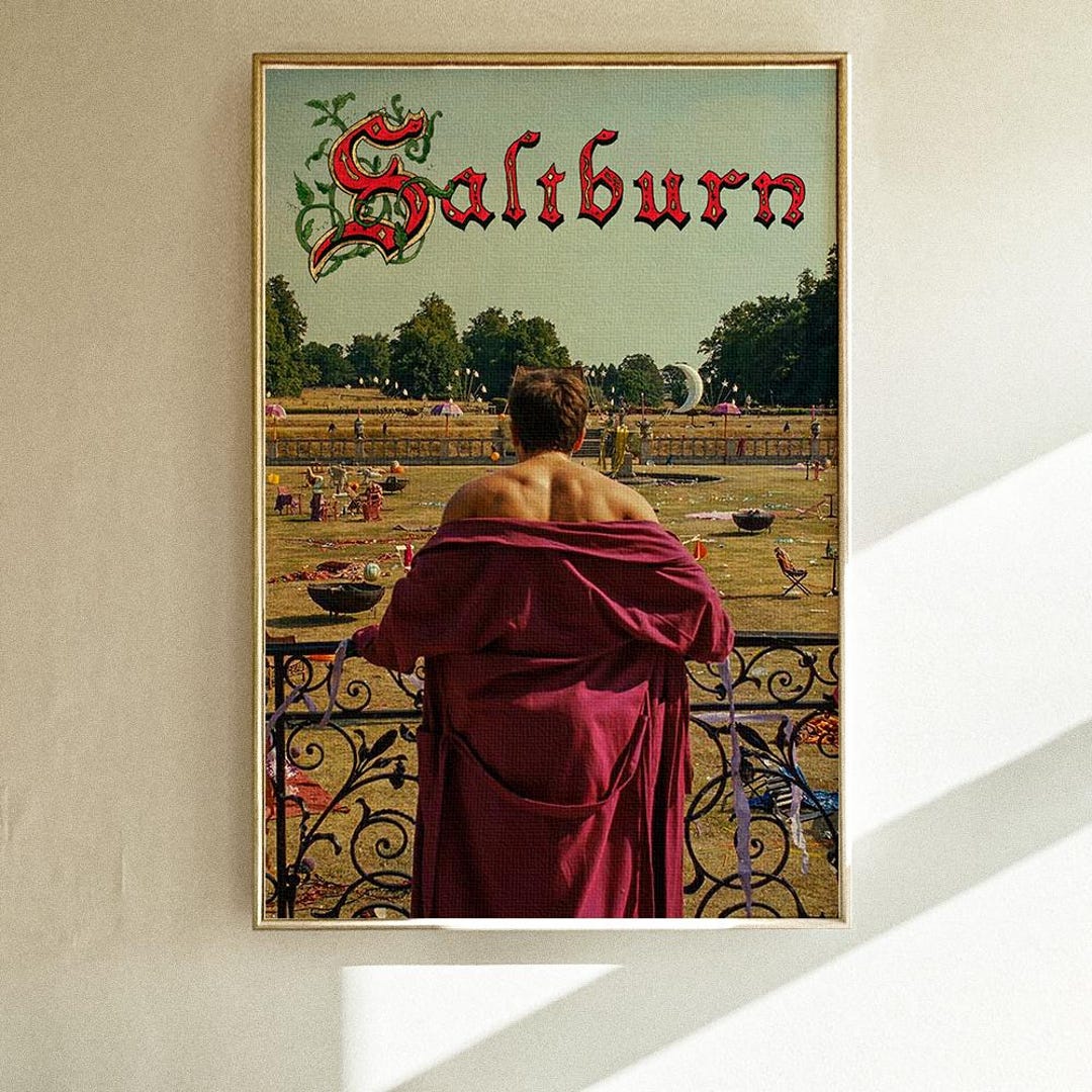 Saltburn Poster | Minimalist Poster | Home Decor | Wall Art | Movie ...