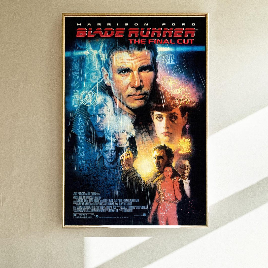 Blade Runner (1982) Poster Movie Poster Wall Art Room Decor ...