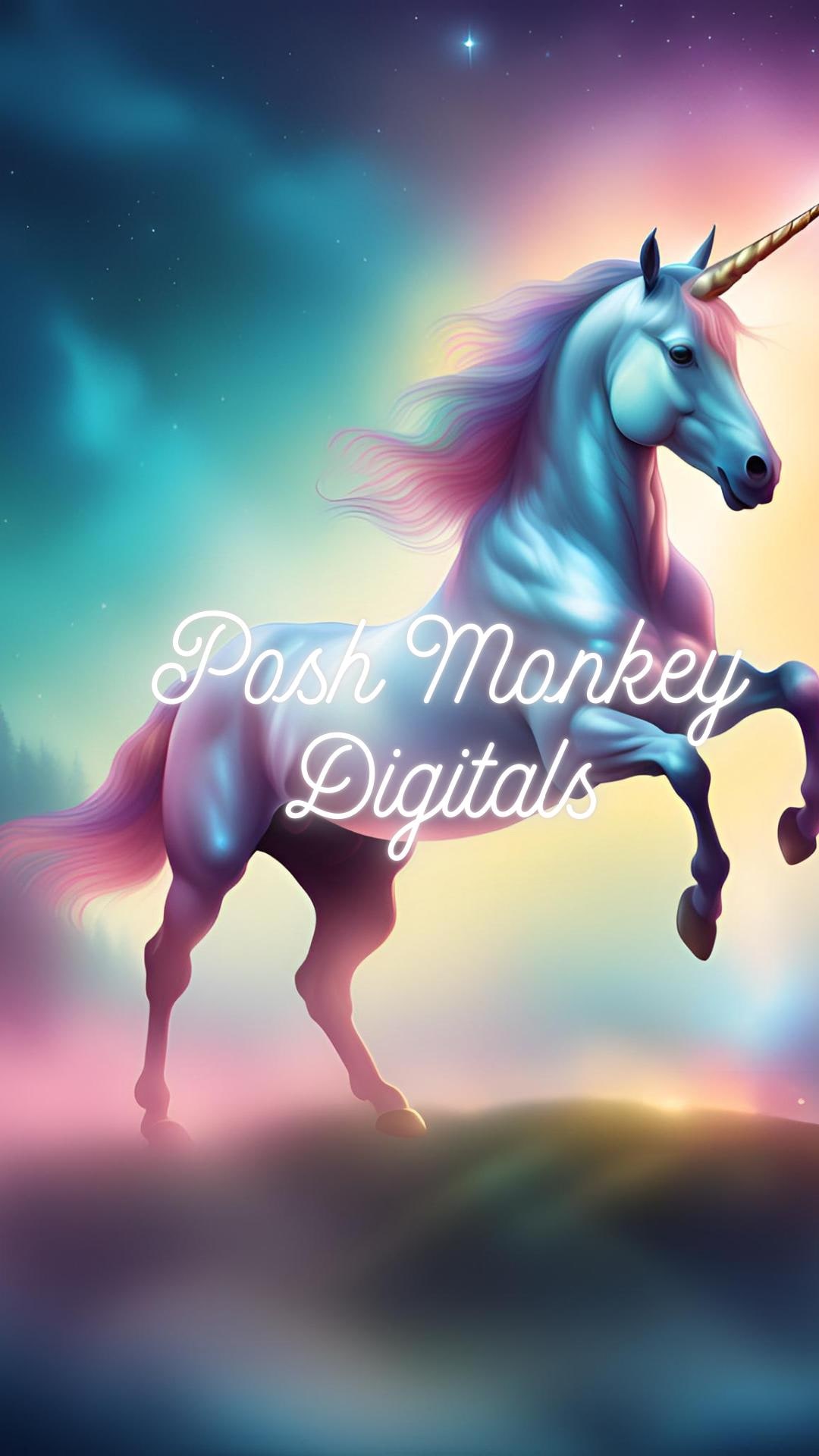 Unicorn Fancy Mobile Phone Wallpaper screensaver Etsy