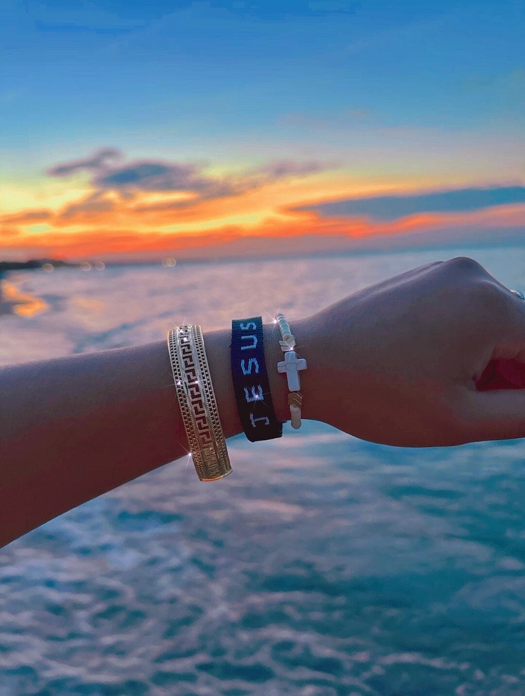 Handmade All Signs Point to God Bracelet Cross Bracelets Beaded ...
