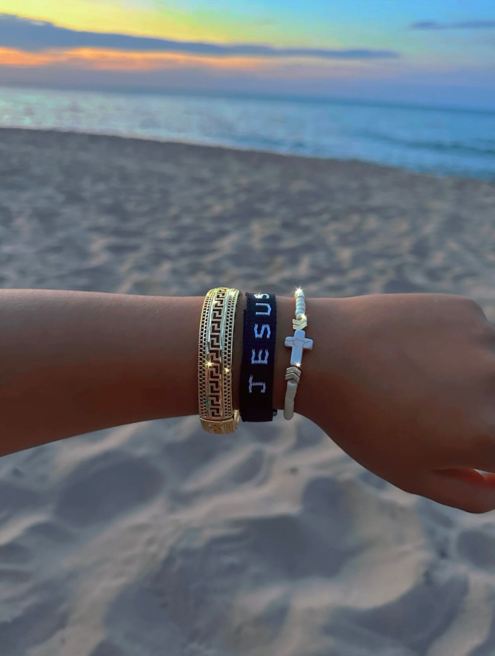 Handmade All Signs Point to God Bracelet Cross Bracelets Beaded ...