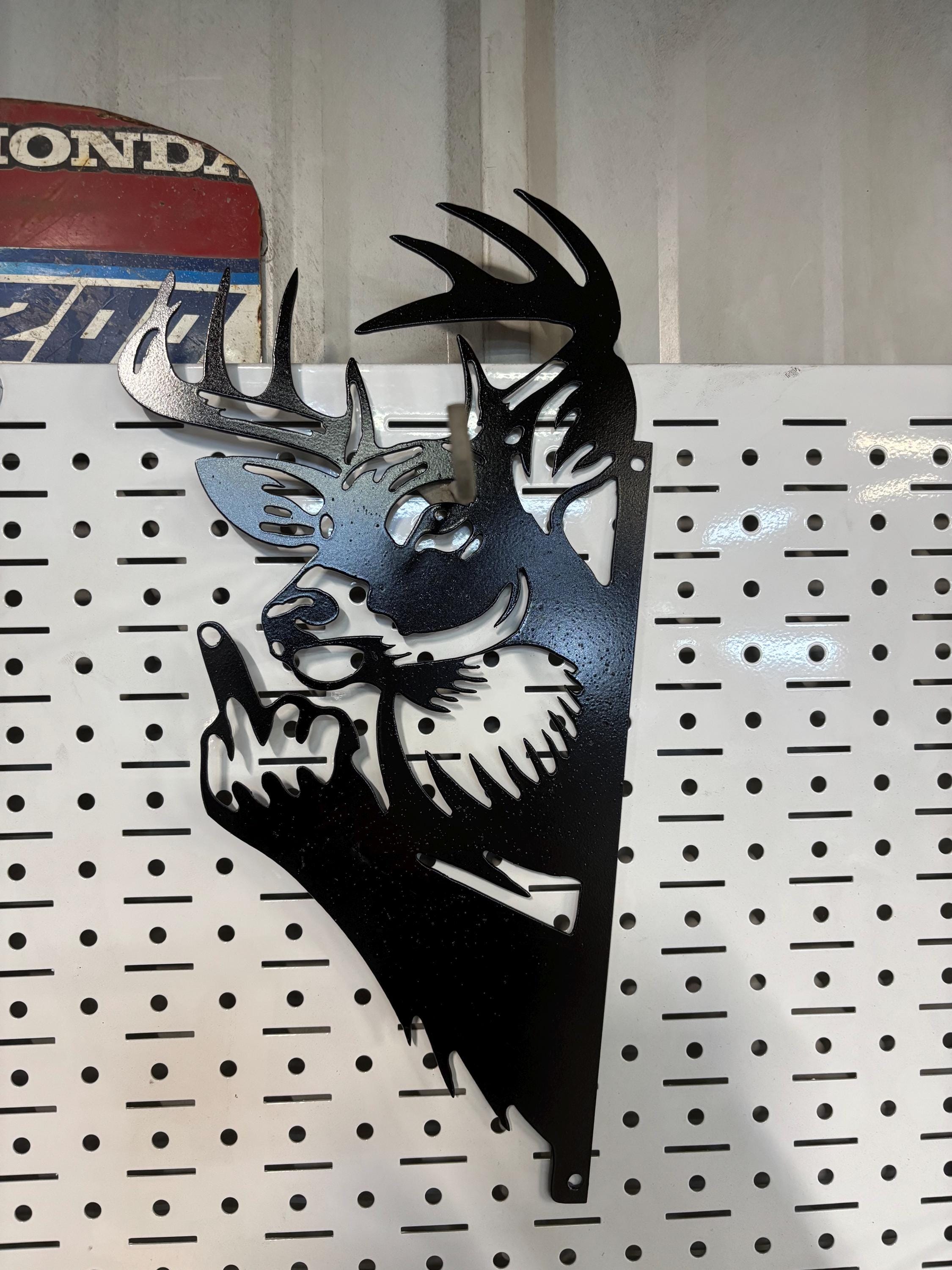 Buck-n-bird, Metal Sign - Etsy