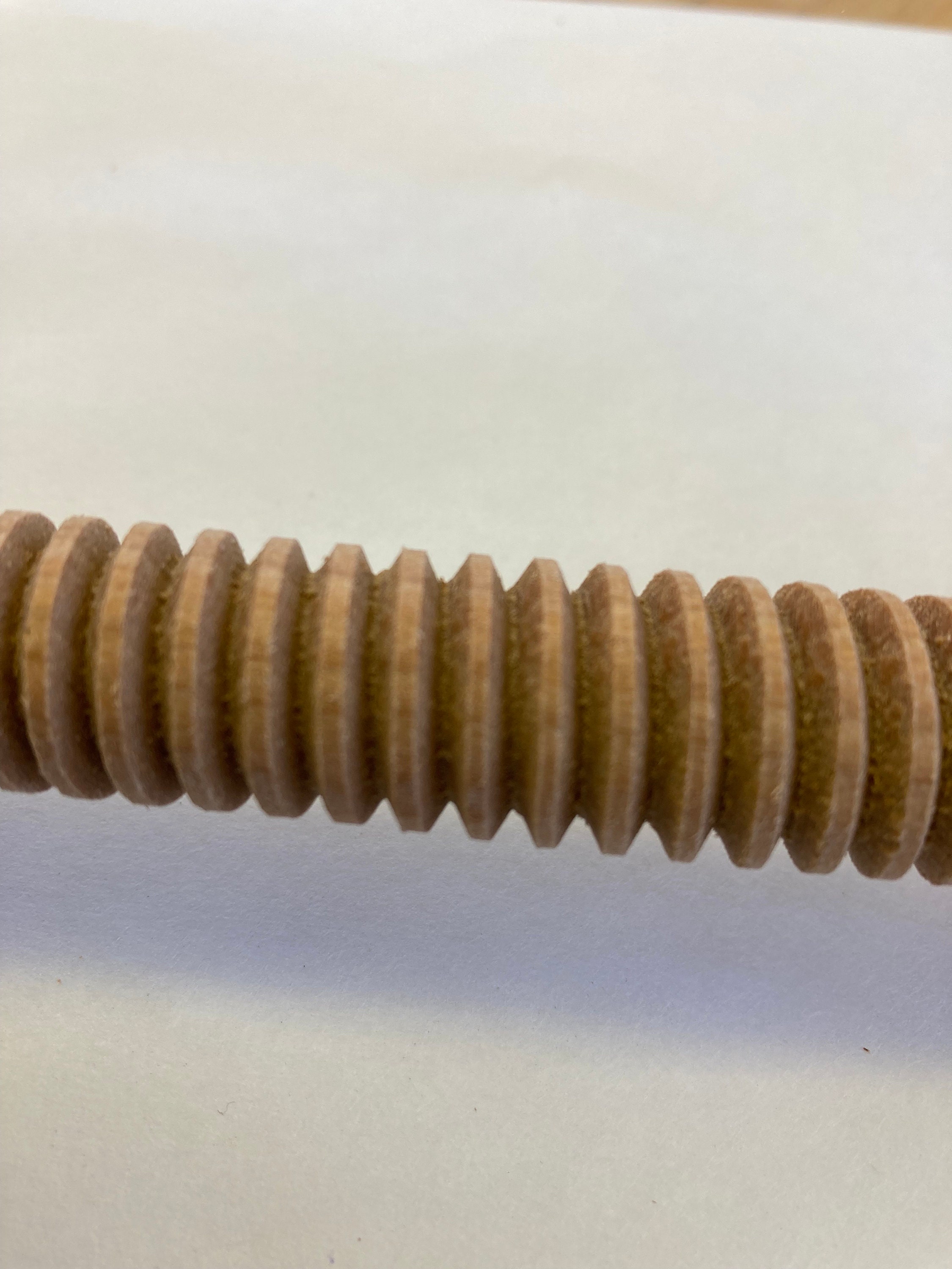 Wooden Threaded Rod and Nuts - Etsy