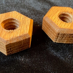 Wooden Threaded Rod and Nuts 1/2 Diameter - Etsy