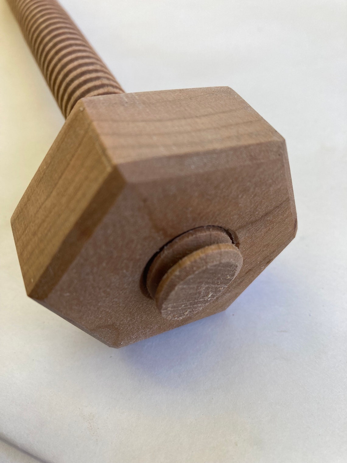 Wooden Threaded Rod and Nuts - Etsy