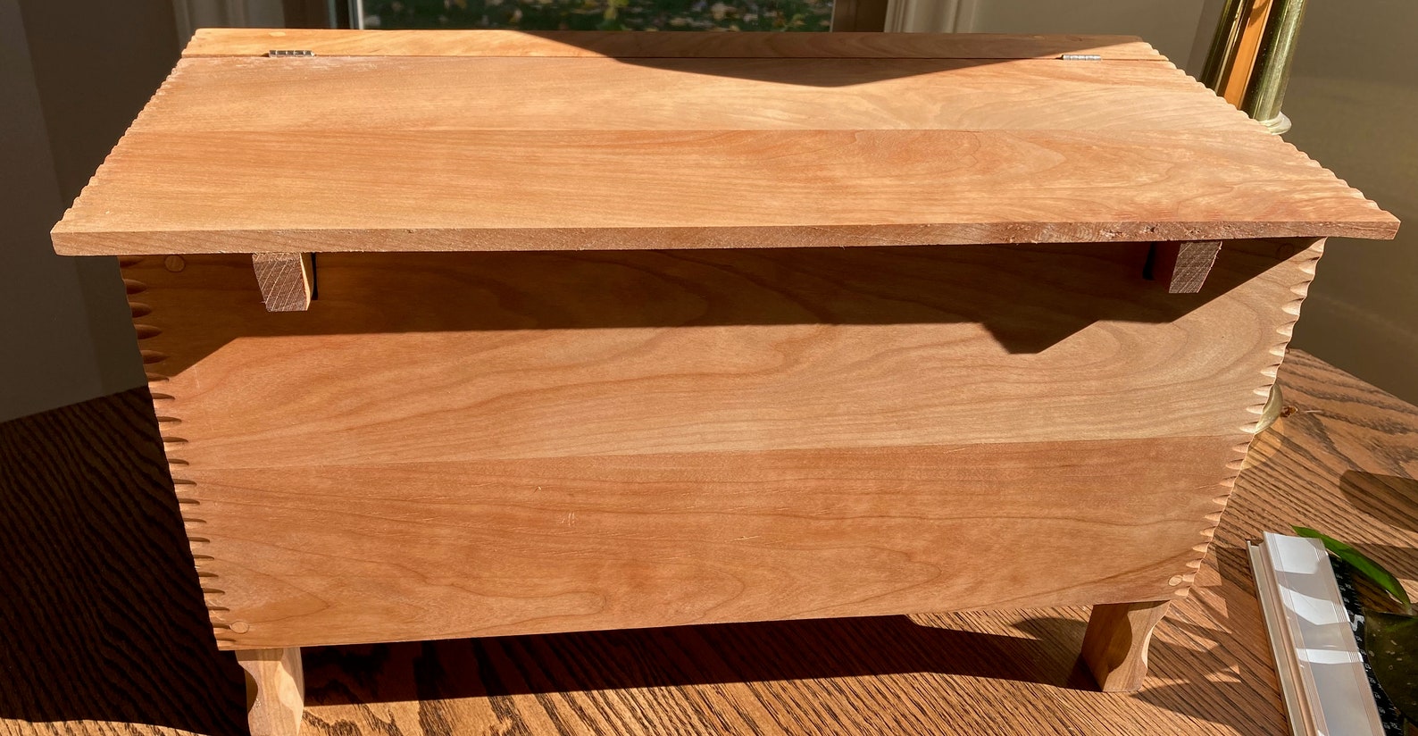 Craftsman Style Sewing or Knitting Box - Etsy