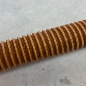 Wooden Threaded Rod and Nuts 1" - Etsy