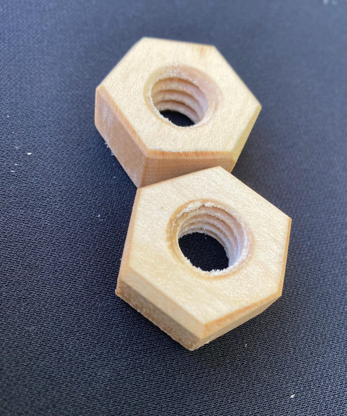 Wooden Threaded Rod and Nuts 1/2" Diameter - Etsy
