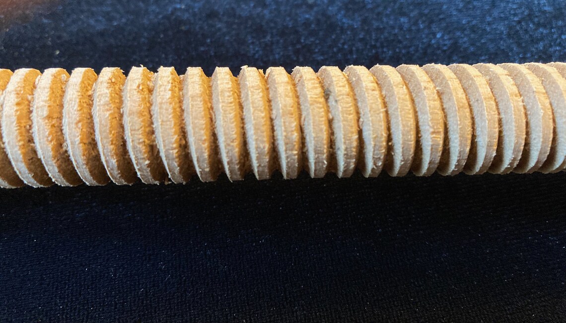 Wooden Threaded Rod and Nuts - Etsy