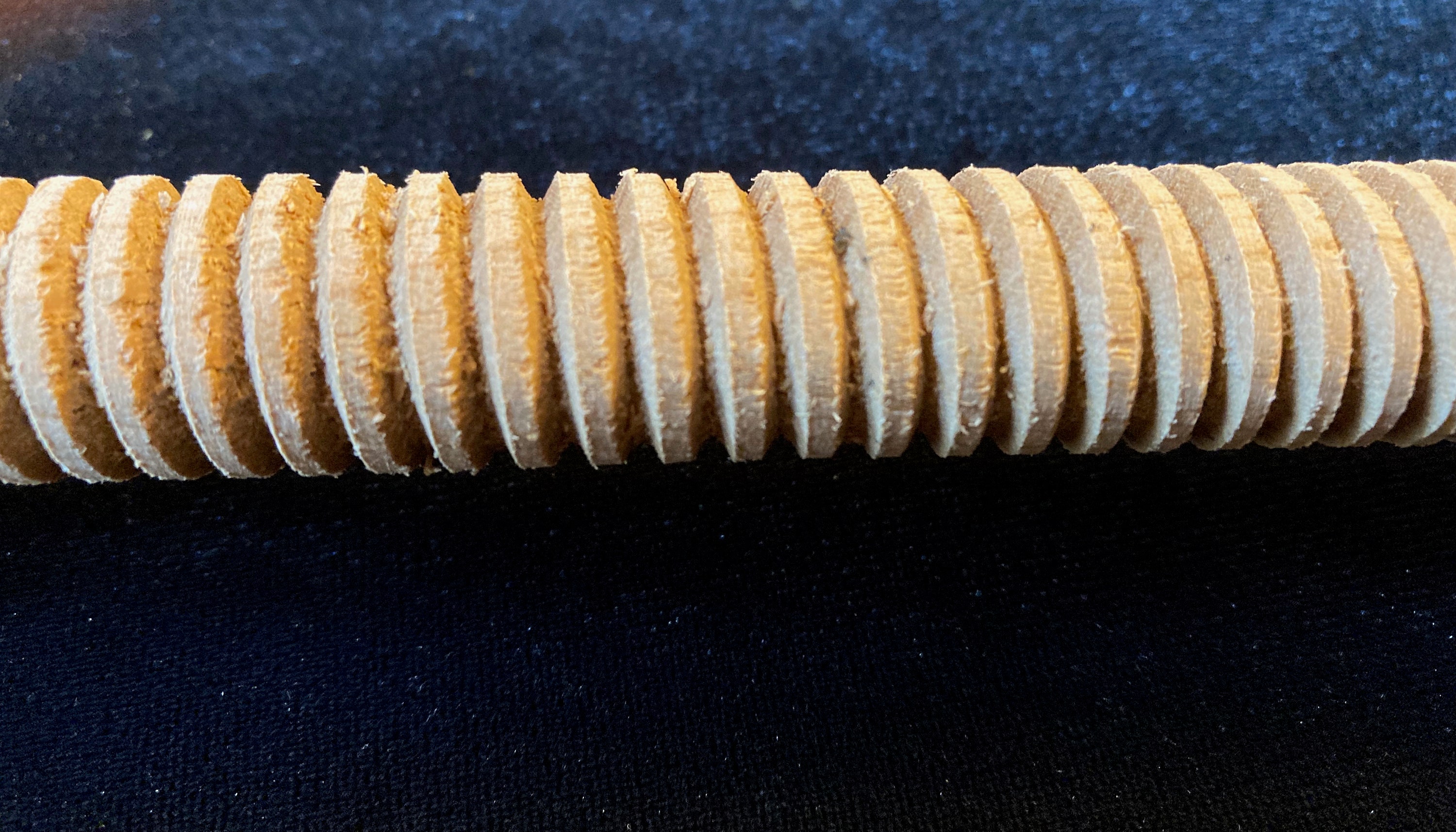 Wooden Threaded Rod and Nuts - Etsy