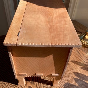 Craftsman Style Sewing or Knitting Box - Etsy