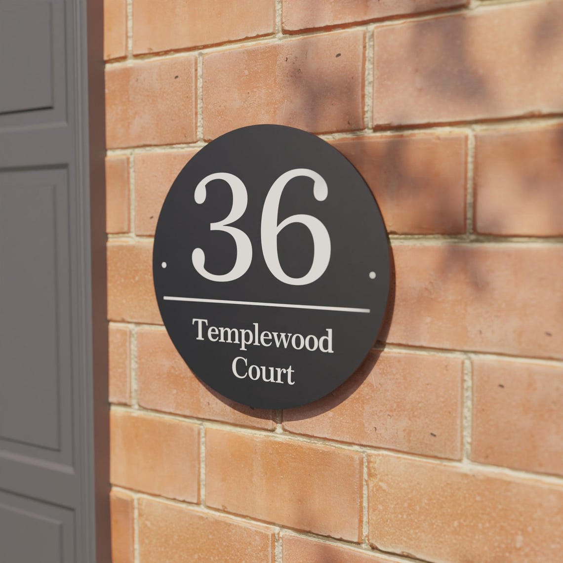 Slate Custom Engraved House Sign - Personalised Slate Home Plaque ...