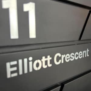Personalised Engraved Modern Letterbox - Contemporary Mailbox ...