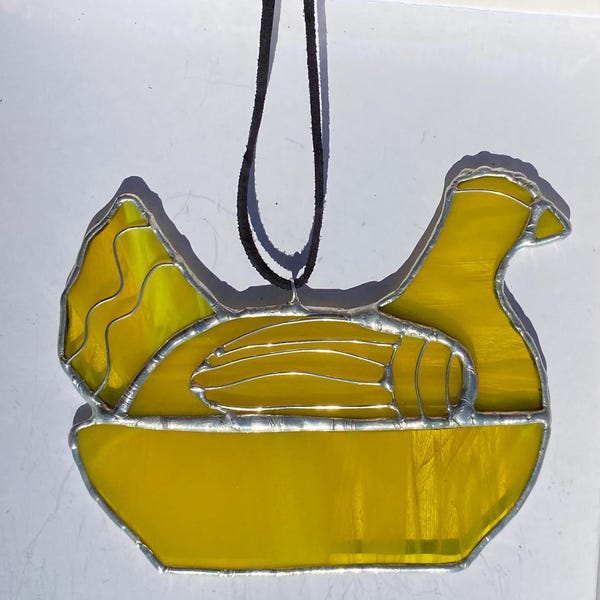 Chicken Stained Glass - Etsy