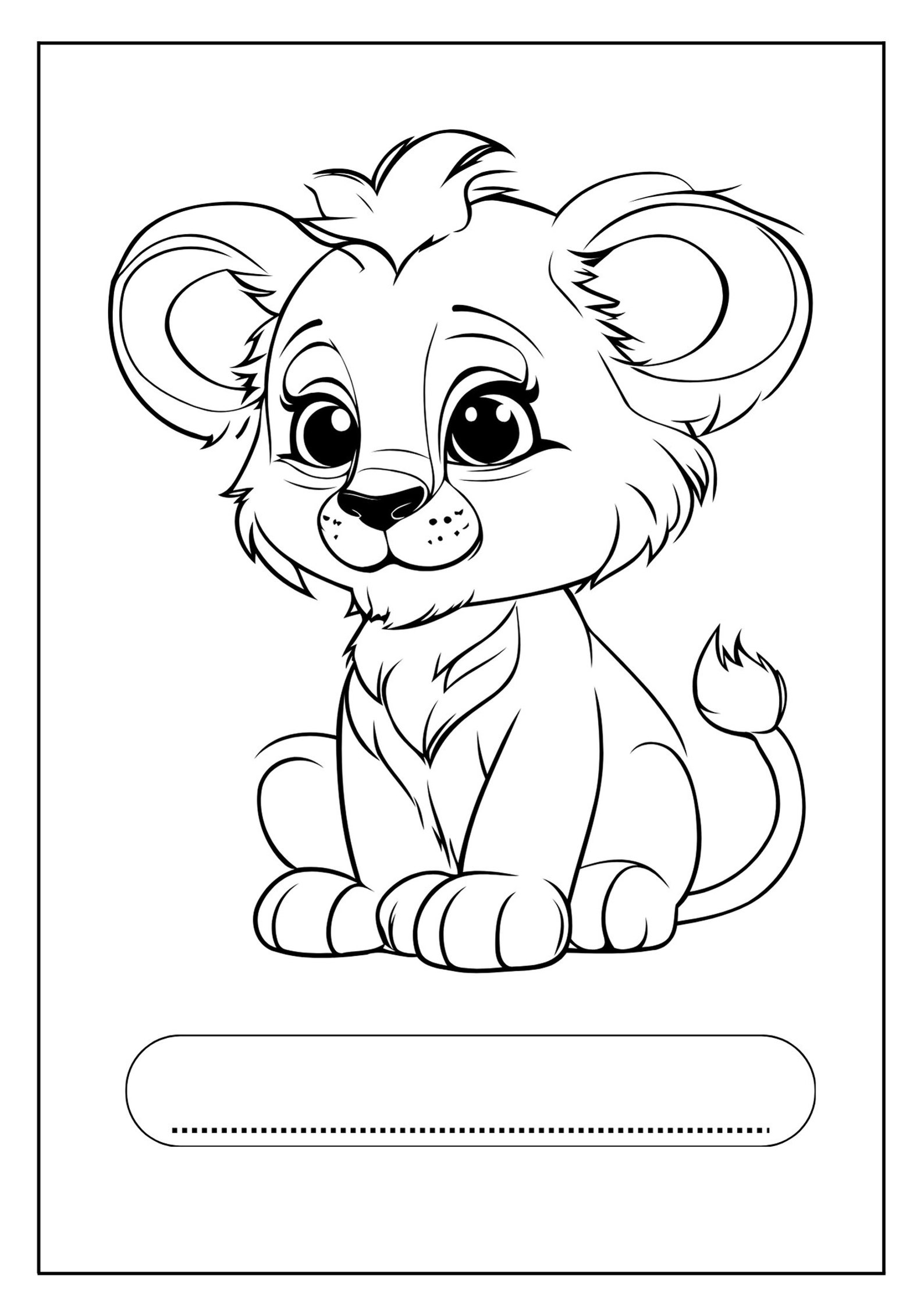 Printable Animal Coloring Pages for Kids - Instant Download - Cute ...