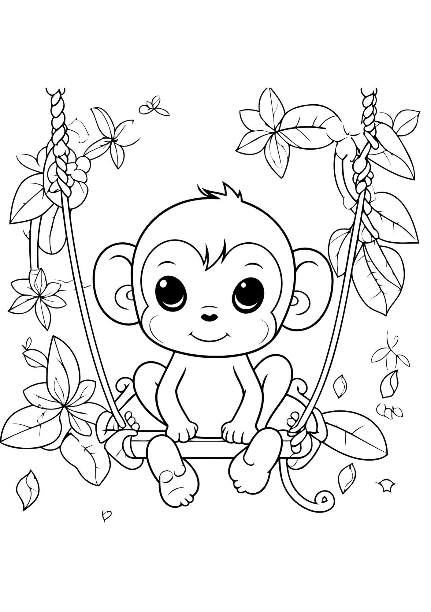 Printable Animal Coloring Pages for Kids - Instant Download - Cute ...