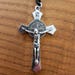 Exorcism Rosary With Dark Black Beads, St. Benedict Silver Crucifix and ...