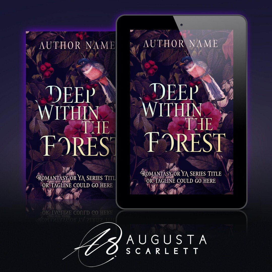 Premade Book Cover | Romantasy & Dark Romance | Fairy Tale | Fantasy YA ...