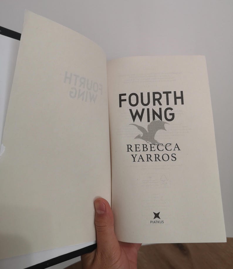 Fourth Wing by Rebecca Yarros Special Edition Rebind - Etsy