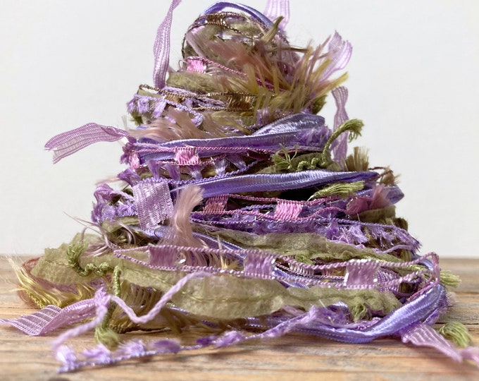 Lilac Garden Fiber Effects™ Art Yarn Bundle 6x2= 12yd . Mixed Media ...