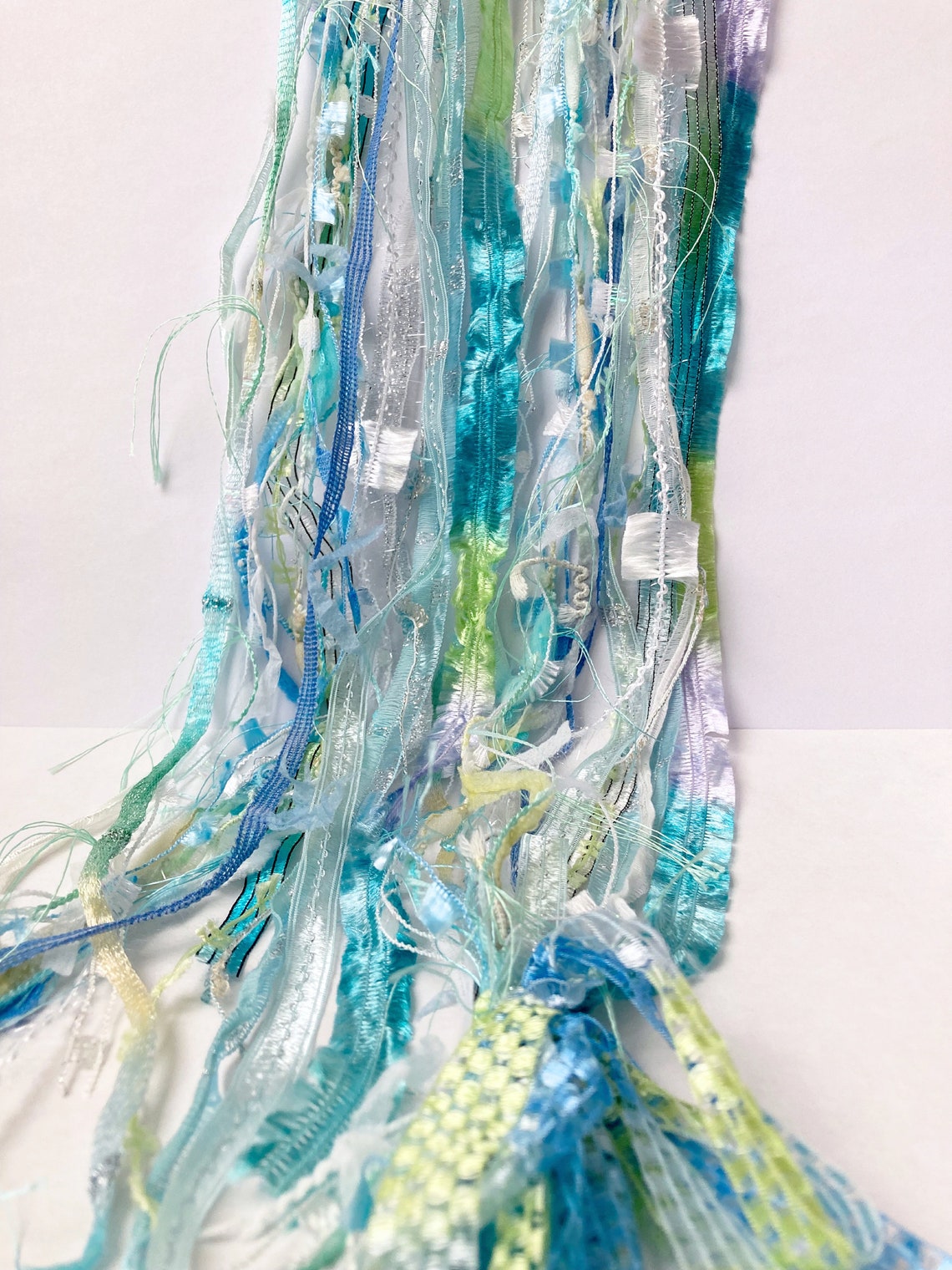 Sea Glass Fringe Effects™ Water Colors Ribbon Bundle 21 Yards - Etsy
