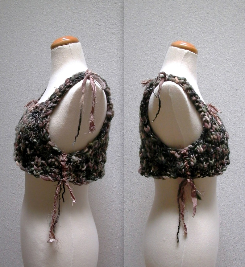 Gypsy Bodice Knitting Pattern . Cropped Sweater Vest Knitting Pattern ...