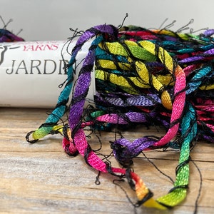 Trendsetter Jardin Yarn . Stained Glass 4 . 78yds . Rainbow Ribbon ...