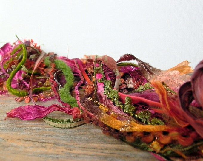 Cornucopia Fiber Effects™ 21yd Art Yarn Bundle . Fringe - Etsy