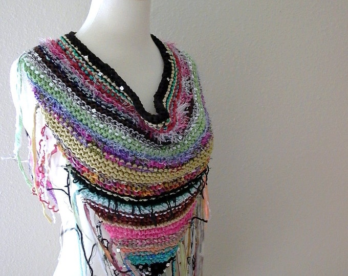 Bohemian Gypsy . Triangle Scarf . Waist Wrap . Etsy Project Embrace - Etsy